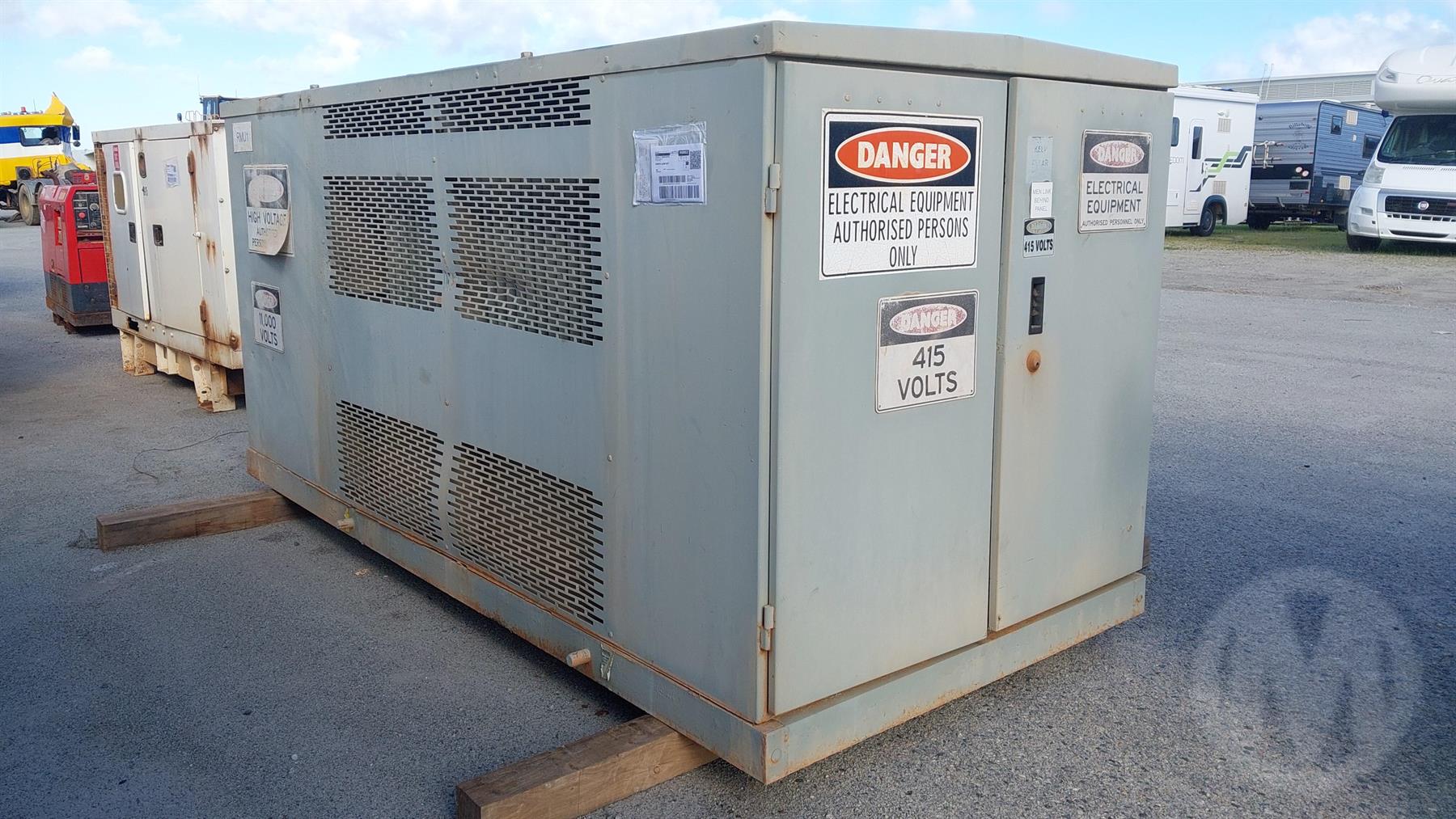 Used HV Kiosk Including Merlin Gerin RM6 Transformer For Auction in ...