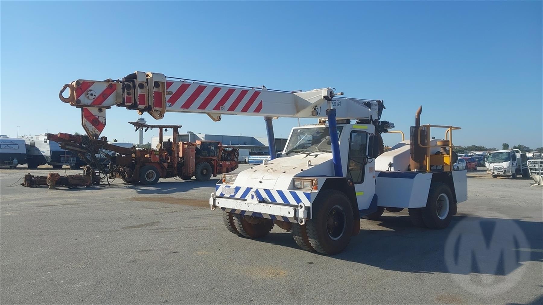 Used 2009 Terex AT-15 Franna Crane (Articulated Mobile For Auction in ...