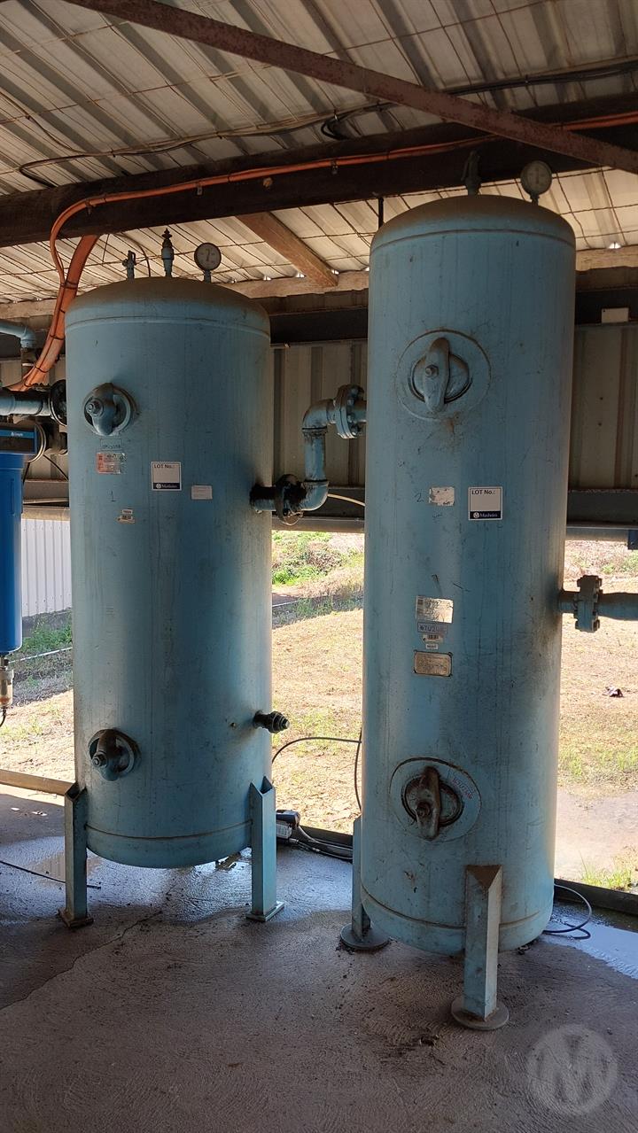 Used Jahco air Reciever Tanks (X2) For Auction in Moorebank, Sydney ...