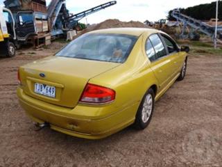 Damaged 2003 Ford Falcon BA Futura Sedan For Auction in National Online ...
