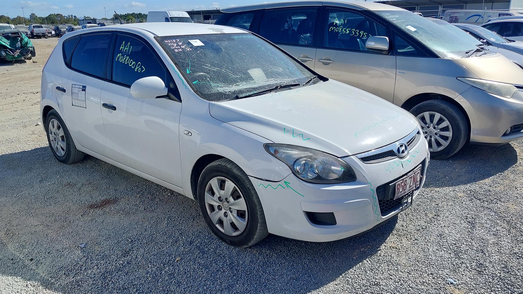 Damaged 2012 Hyundai i30 SX Hatch 5D Hatchback For Auction in National ...