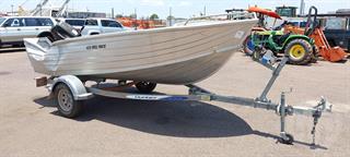 Damaged 2009 Ally Craft 425 Reel Mate Boat For Auction in National ...