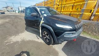 Damaged 2014 Jeep Cherokee KL Trailhawk S/Wagon 4D Wagon For Auction in ...