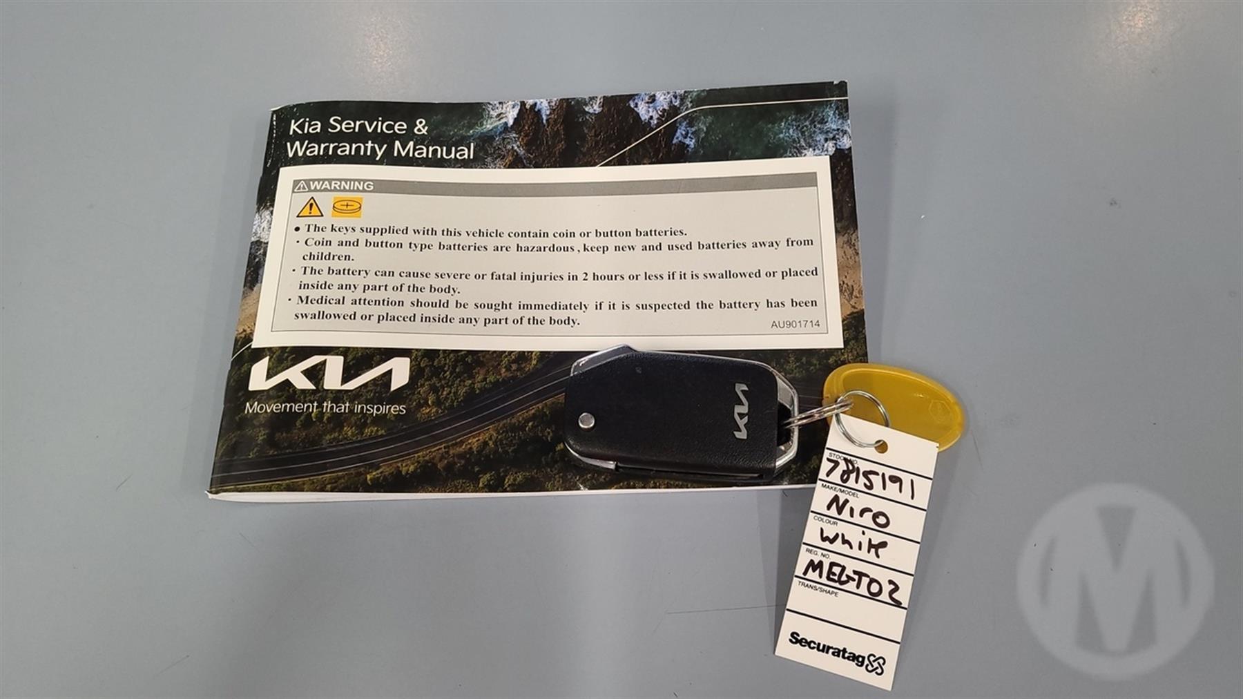 Used 2022 Kia Niro SG2 HEV S 4D Station Wagon For Auction in National ...