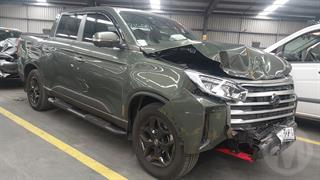 Damaged 2023 Ssangyong Musso Q200 Luxury Cab Chassis For Auction in ...