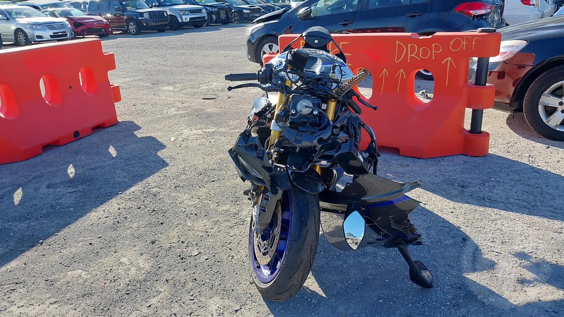 Damaged 2022 Yamaha 1000 YZF-R1 Motorcycle For Auction in National ...
