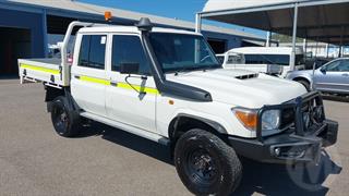 Used 2019 Toyota Landcruiser 70 Series Workmate 4D Dual Cab Chassis ...