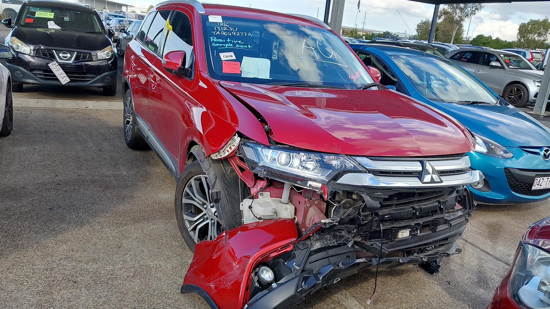 Damaged 2018 Mitsubishi Outlander ZL LS S/Wagon Station Wagon For Auction in National Online ...