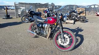 Damaged 2013 Kawasaki 2013 800 W800 (EJ800) ADF Motorcycle For Auction ...
