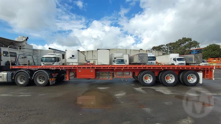 Used 2007 Vawdrey VB S3 Flat Top Trailer ATM 38,000kg For Auction in ...