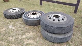 Used 4 X Prime Mover Wheels & Tyres For Auction in National Online ...