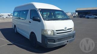 Used 2008 Toyota Hiace Van GVM 3,150kg For Auction in Altona North ...