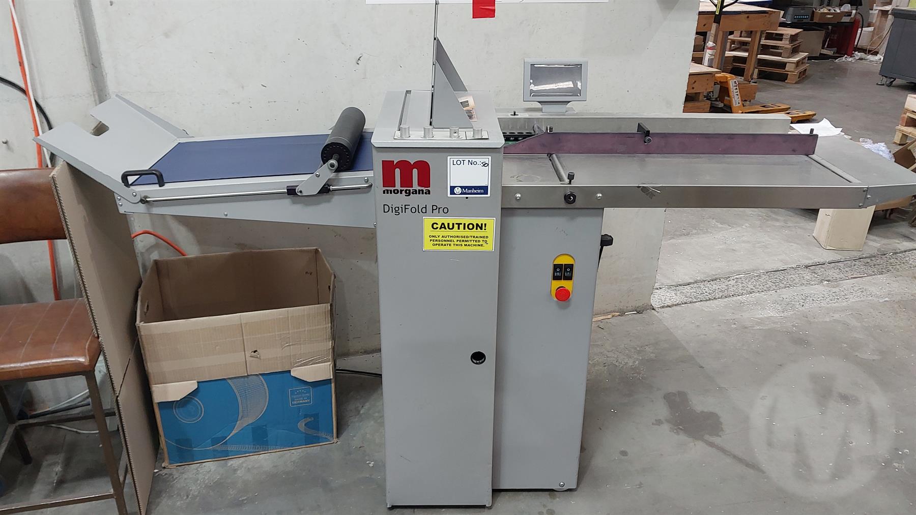 Used Morgana Digifold PRO 1708203 Folding MACH For Auction in National ...